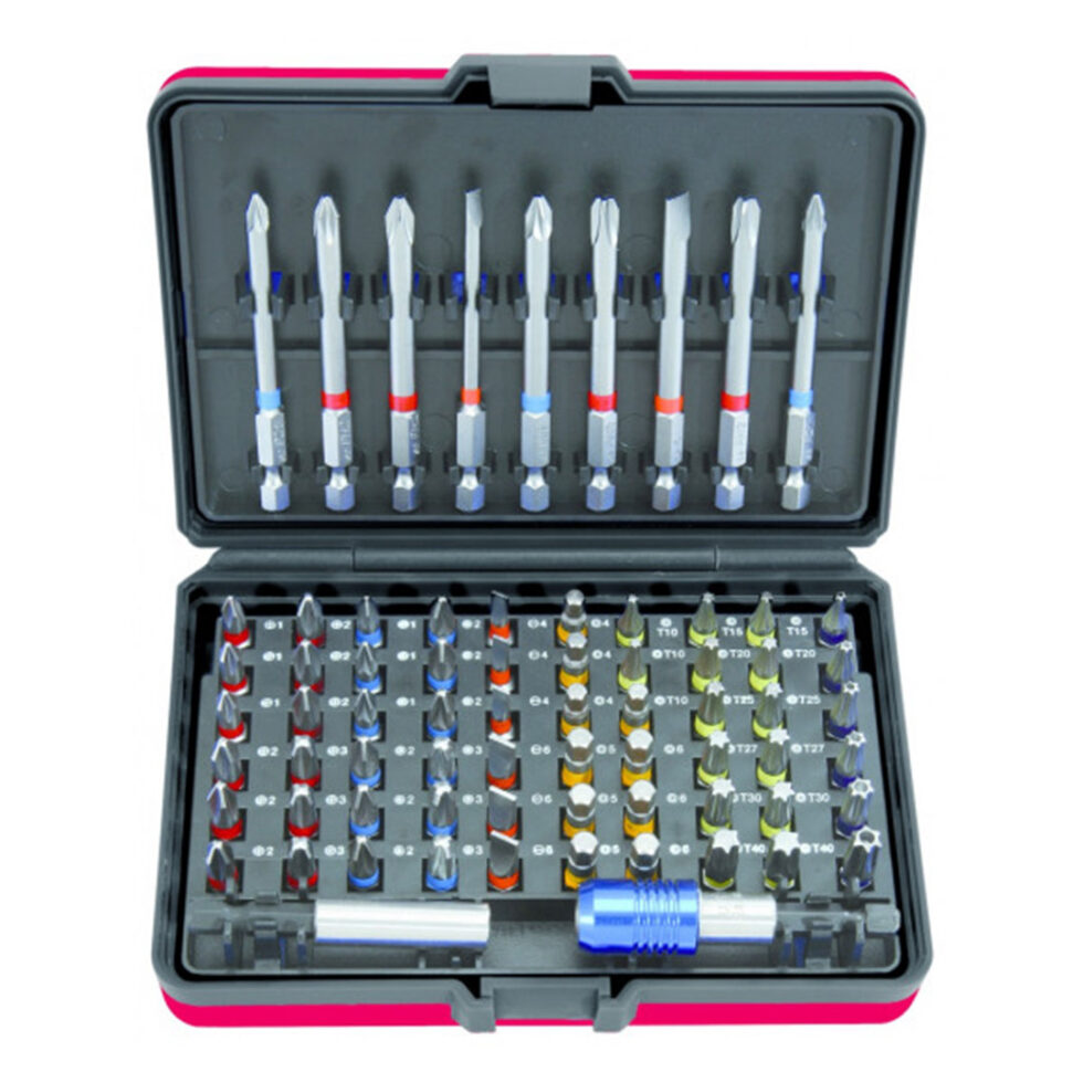 Jeu d'embouts de vissage à code couleur TORSIONplus - NFD Distribution